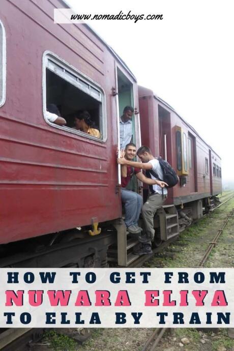 How to get from Nuwara Eliya to Ella by train • Nomadic Boys